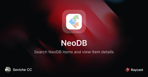 Raycast Store Neodb