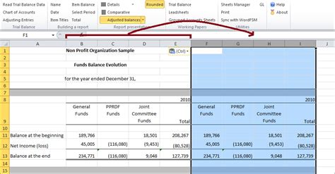 Excel FSM Tutorial Multiple Columns Report Financial Statement Masters