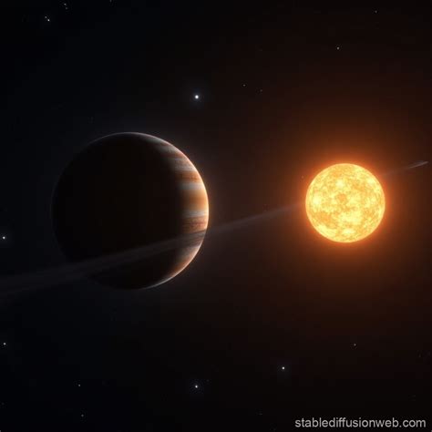 Binary Star System Stable Diffusion Online