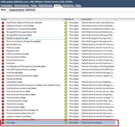 How To Create A Vcenter Alarm To Monitor For Root Logins