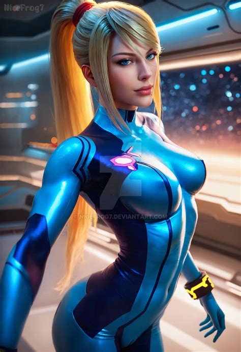 Zero Suit Samus Ready For Battle By Nicefrog7 On Deviantart
