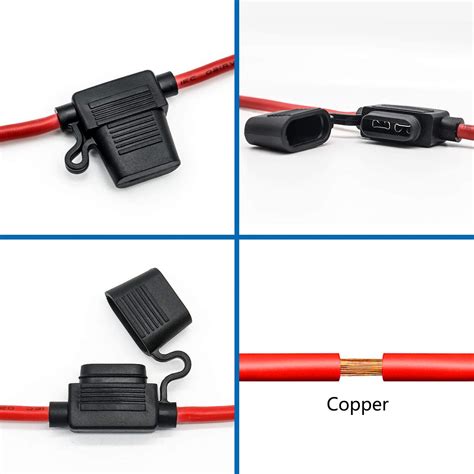 10 Awg Inline Fuse Holder 12 Volts Fuse Holder For 40a