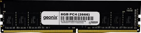 Amazon In Buy Geonix GB DDR MHz IC Desktop RAM Online At Low Prices In India