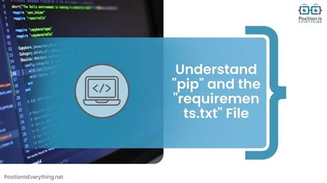 Pip Install Requirements Txt A Comprehensive Guide Position Is Everything