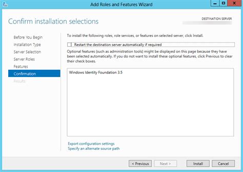 Lync Server 2013 Installation Error Prerequisite Not Satisfied Windows Identity Foundation