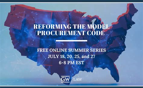 Free Summer Series On Reforming The Aba Model Procurement Code Public