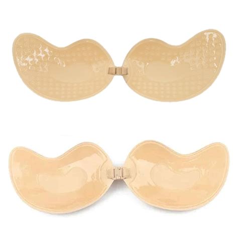 Silicone Strapless Push Up Bra Backless Self Adhesive Invisible Lace
