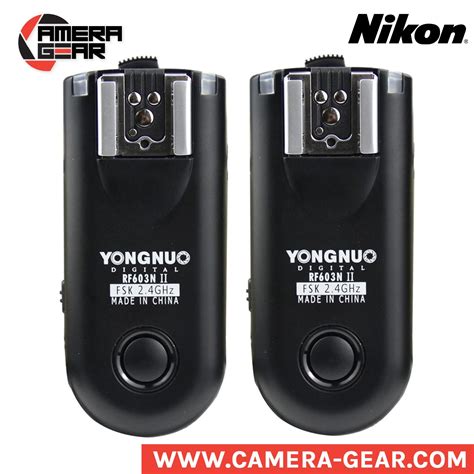 Yongnuo Rf 603n Ii Flash Radio Triggers For Nikon Camera Gear