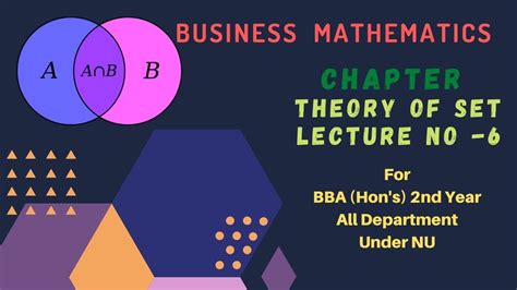 Theory Of Set Lecture 6 Youtube