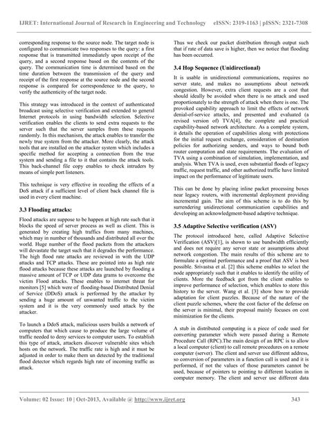 Efficient Ddos Attacks Security Scheme Using Asvs Pdf