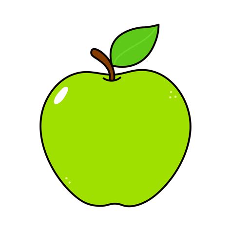 Green Apple Cartoon Picture At Rosetta Prather Blog