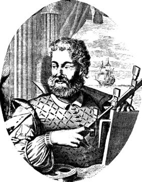 Portrait Of Christopher Columbusvintage Illustration Art Christopher