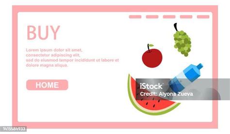 온라인 식료품 점을위한 웹 페이지 디자인 템플릿 식료품 점의 가정 배달 포스터 배너 또는 웹 사이트에 대한 벡터 일러스트 레이 션 개발에 대한 스톡 벡터 아트 및 기타