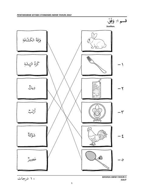 Skemapentaksiransetarastandardakhirtahun2022set1tahun5 Pdf