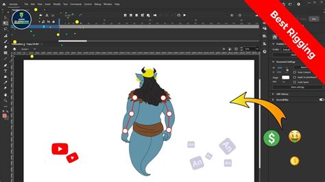 How to Rig a Character in Adobe Animate CC | 2D Animation Hindi Beginner Tutorial - YouTube