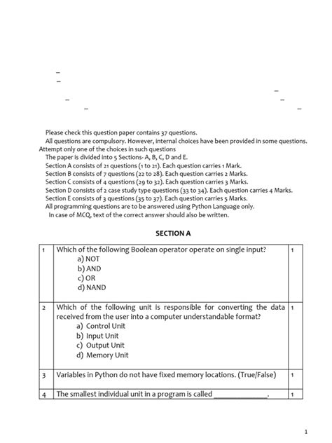 Grade 11 Cs Term 2 Qp 2024 25 Pdf Computer Programming Computer Science