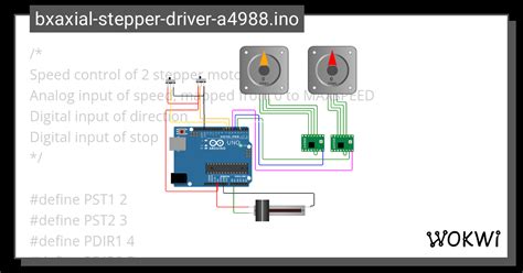 Test 2 Stepper With A4988 Accelstepper Corretto Wokwi Esp32 Stm32