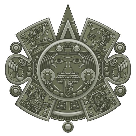 Imágenes De Sol Azteca Verde Descarga Gratuita En Freepik