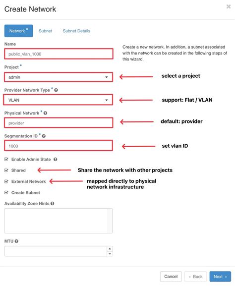 Create A Externalinternet Network With Vlan Welcome To The Bigstack