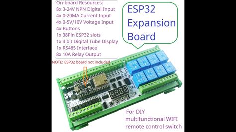 Es32a08 Esp32 8ai 8di 8do Plc Multifunction Esp32 Expansion Wifi Digital Analog Io For Arduino