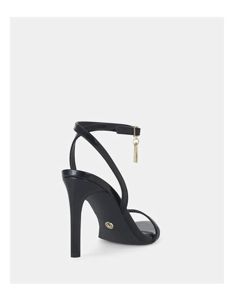 Novo Shoes Libbie Heels In Black Patent Myer
