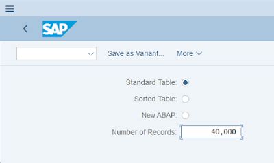 Sap Abap Central New Abap Table Sum