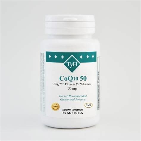 Coq10 50 Mg Coq10 Selenium And Vitamin E 50 Softgels 159