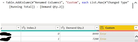 Solved Store Product Of Previous Row Subtracting From Ano