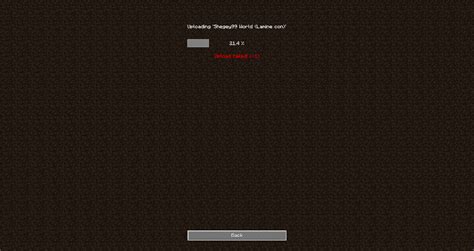 Just Got Myself A Realm Server And Can T Upload A Singleplayer World On To It Any Tips To Fix