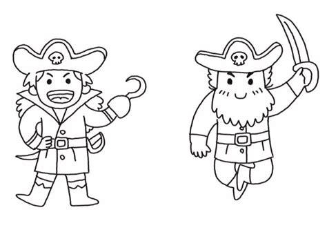 海盗人简笔画 海人怎么画 儿童海船图片简笔画 第8页 大山谷图库