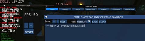 Transparent Window FPS Counter CET Overlay Downloads Cyberpunk 2077 Best Mods
