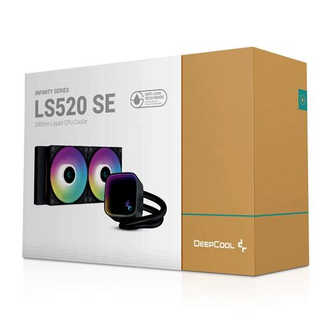 Deepcool Ls520 Se 240mm Radiator Two Fc120 A Rgb Pwm Fans Infinity