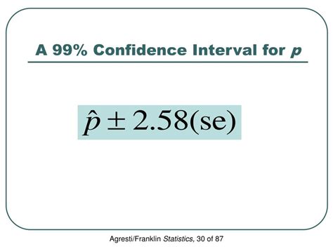 Ppt Chapter 7 Statistical Inference Confidence Intervals Powerpoint Presentation Id 3226173