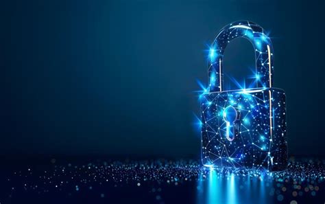 Premium Photo Cybersecurity Services Or Secure Connection Of Digital Privacy Closeup And