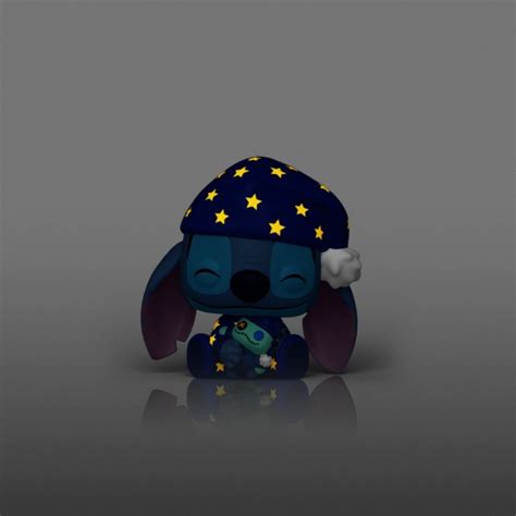 Lilo And Stitch Stitch In Pjs Glow In The Dark Pop Vinyl