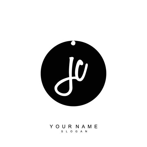 Initial Jc Monogram With Grunge Template Design 21925884 Vector Art At Vecteezy