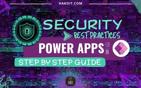 Power Apps Security Best Practices A Comprehensive Guide Hako IT
