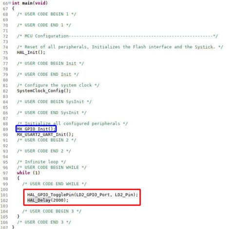 STM On Linux In Blinking LED Example BlnLabs