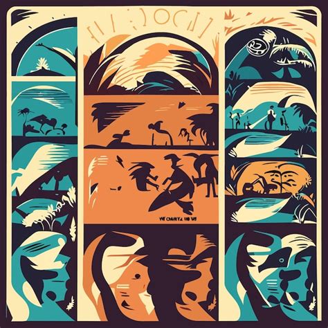 Paquete De Conceptos Vectoriales Ecológicos Vector Premium