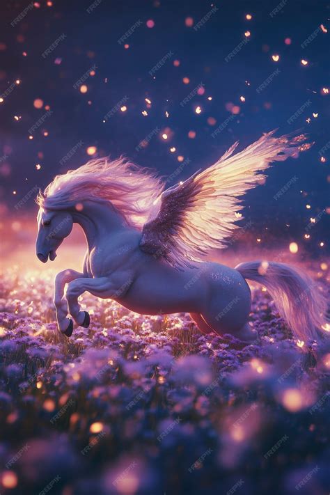 Pegaso En Una Escena De Ensueño Imagen Generada Con Ia