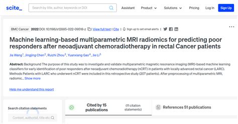 Machine Learning Based Multiparametric Mri Radiomics For Predicting Poor Responders After