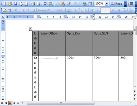 How To Set Word Table Column Width