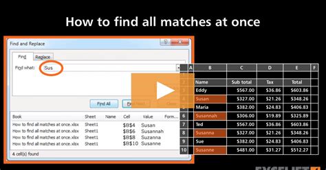 Excel Formula To Find All Matches Catalog Library