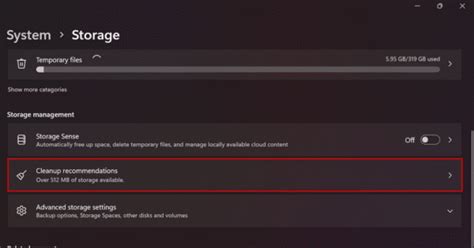 How To Use Cleanup Recommendations In Windows 11