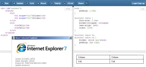 Css All Borders Are Not Displaying On Table In Ie Compatible View Stack Overflow