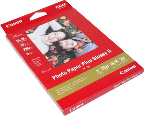 Canon Photo Paper Plus II PP-201 - Glossy Photo Paper - 20 Sheet(s ...
