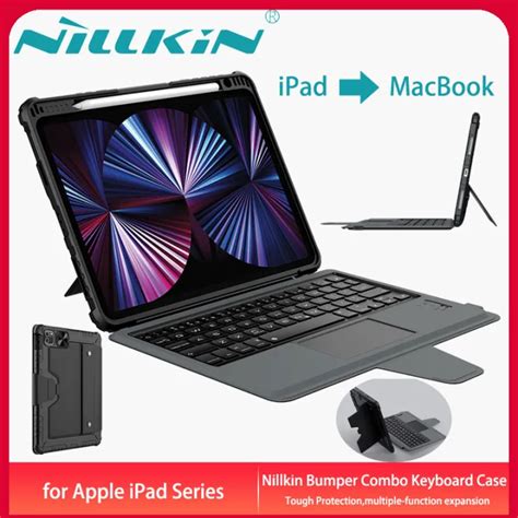 Nillkin Detachable Bumper Combo KeyBoard Case For Apple IPad Pro 11 12 9 2022 2021 2020 Air 5th