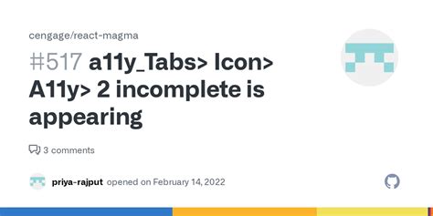 a11y tabs icon a11y 2 incomplete is appearing · issue 517 · cengage