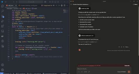 Dancing With My Code อ่าาาาาา ผมไปลองงมเล่น Mcp Rust Sdk 🦀 มา โดยลองรัน Mcp Server จาก