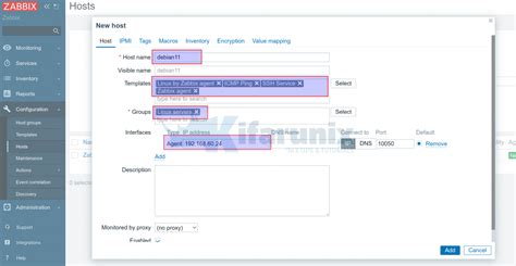 Add Hosts To Zabbix Server For Monitoring